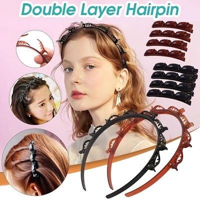 🔥1 acheté, 1 gratuit🌸Double Bangs Hairstyle Hair Clips – lalandska